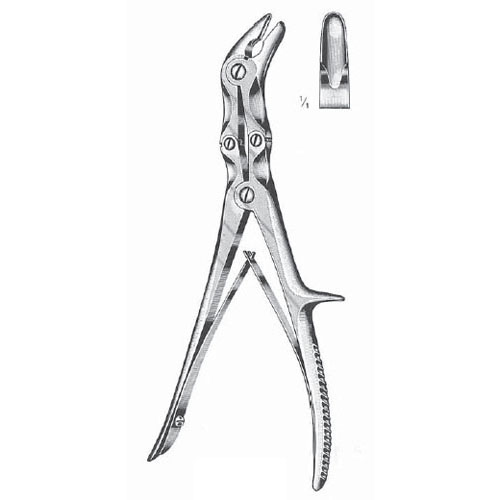 Stille-Luer Bone Rongeur - Straight, 23 cm (9 1/8")