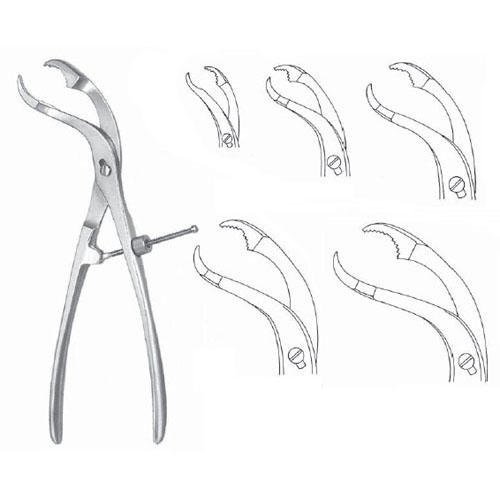 Self-Centering Bone Holding Forceps - Curved