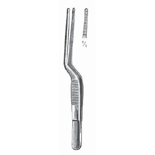 Lucae Ear Forceps - Bayonet, 14 cm (5 1/2") - American Medicals