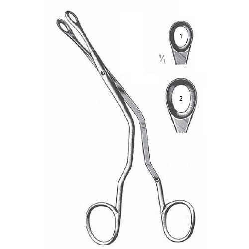 Luc Nasal Polypus Forceps with Open Tips - 19 cm (7 1/2")