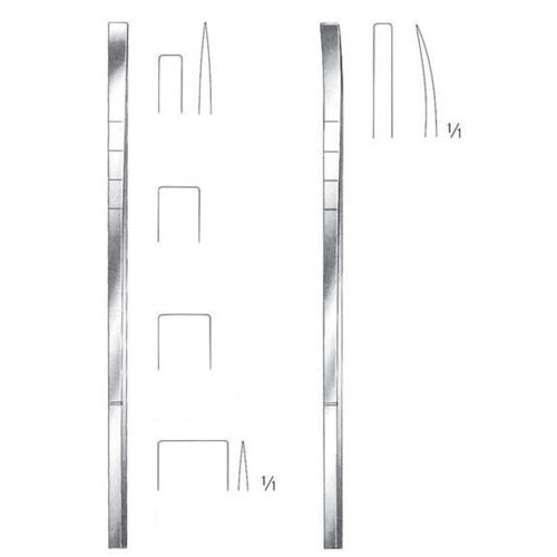 Graduated Cottle Septum Chisel - 18 cm (7 1/8") - American Medicals