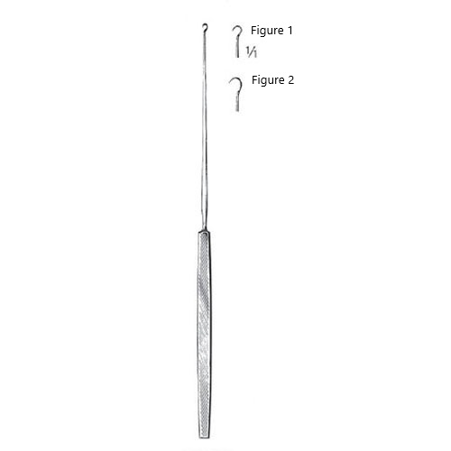 Gillies Nasal Retractor Sharp Single Hook - Delicate, 18 cm (7 1/8")