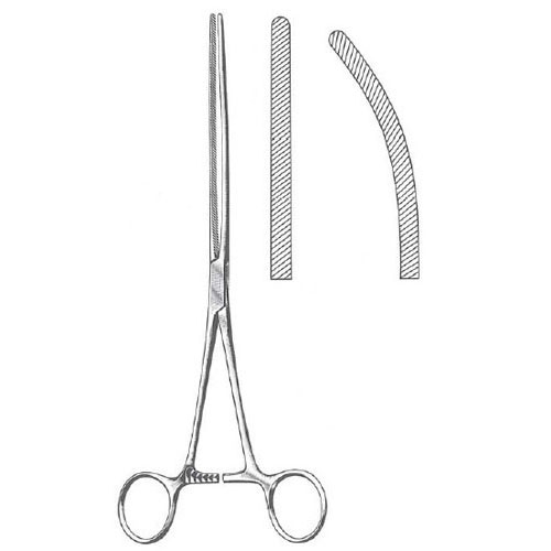 Doyen Baby Intestinal Forceps - 18 cm (7 1/8") - American Medicals