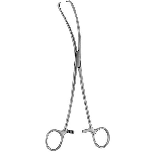 Teale Vulsellum Forceps with 3 x 4 Teeth - American Medicals