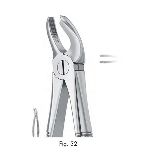 English Pattern Extracting Forceps for Lower Molars - Figure 32