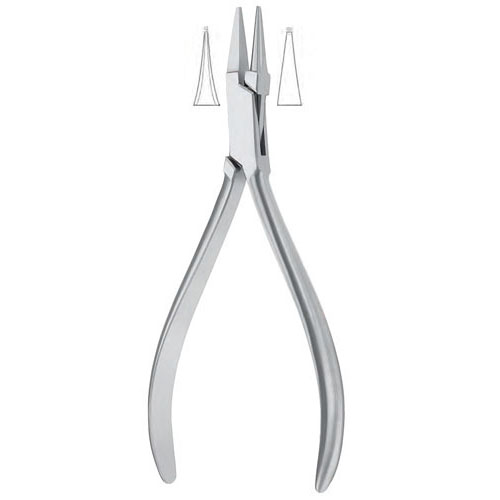 Wire Bending Forceps - One Side Round & One Side Flat, 15 cm (6")