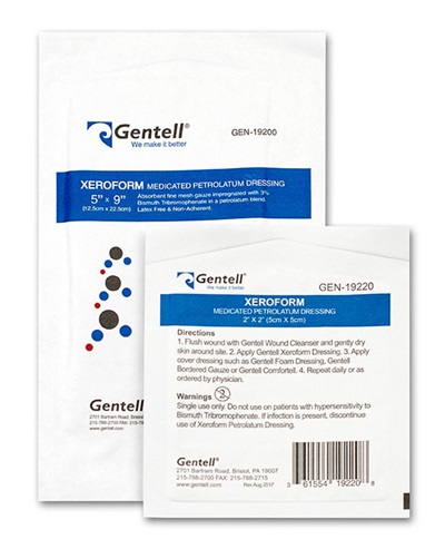 Gentell® Xeroform Medicated Petrolatum Dressing - American Medicals